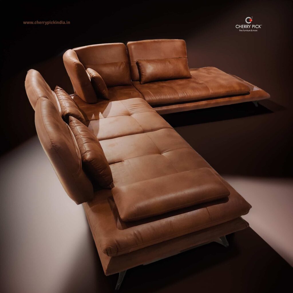 Cheap leather sectionals near me store